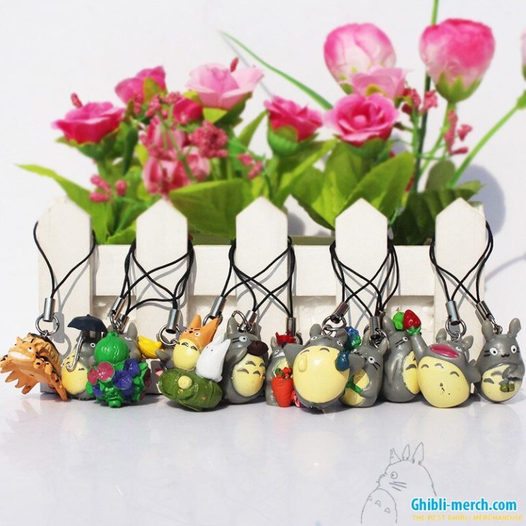 My Neighbor Totoro Phone Charm Figures 12pcs/Lot | Ghibli Merch Store