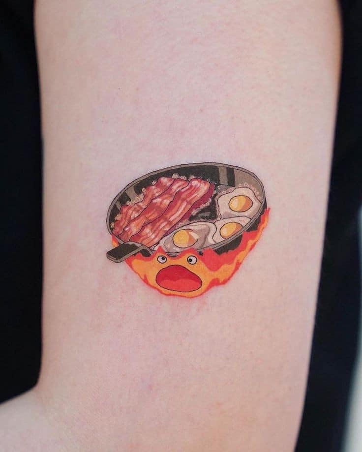 80 Best Howl's Moving Castle Calcifer Tattoo Ideas New 2024