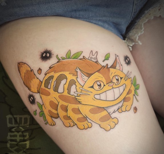 Top 100 Best My Neighbor Totoro Tattoo Ideas | Ghibli Merch