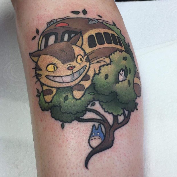 Top 100 Best My Neighbor Totoro Tattoo Ideas | Ghibli Merch