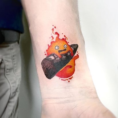 80 Enchanting Howl's Moving Castle Tattoo Ideas | Ghibli Merch