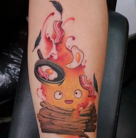80 Enchanting Howl's Moving Castle Tattoo Ideas | Ghibli Merch
