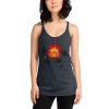 Anime Calcifer And Sot Sprites Women's Racerback Tank - Ghibli Merch ...