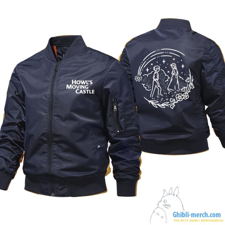 Howl’s Moving Castle Bomber Jacket With 6 Styles | Ghibli Merch Store