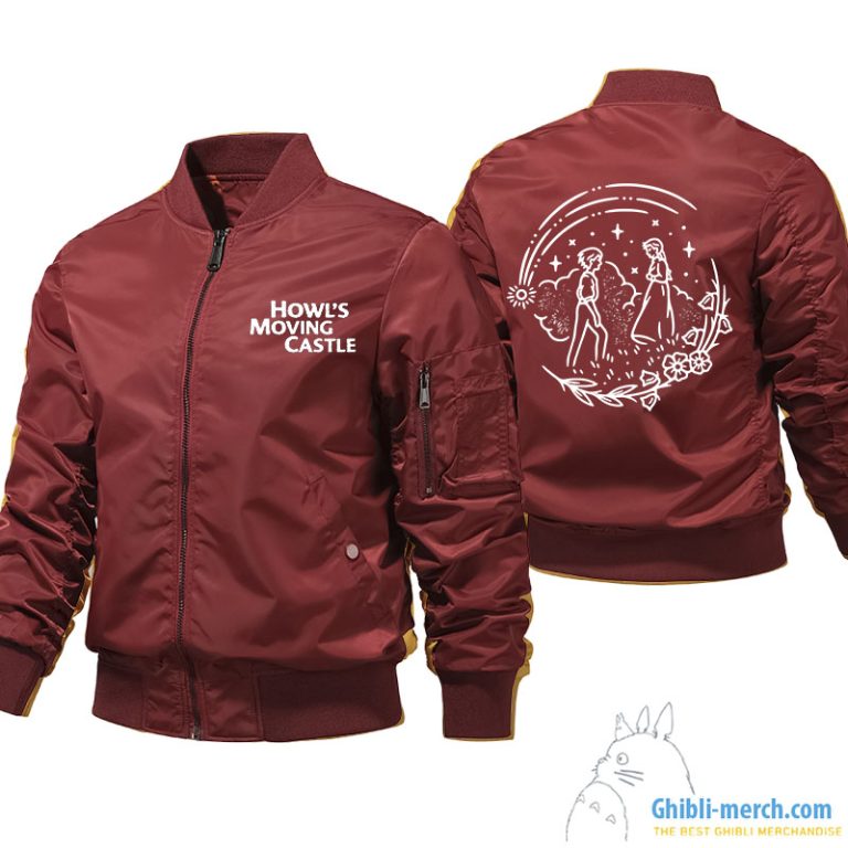 Howl’s Moving Castle Bomber Jacket With 6 Styles | Ghibli Merch Store