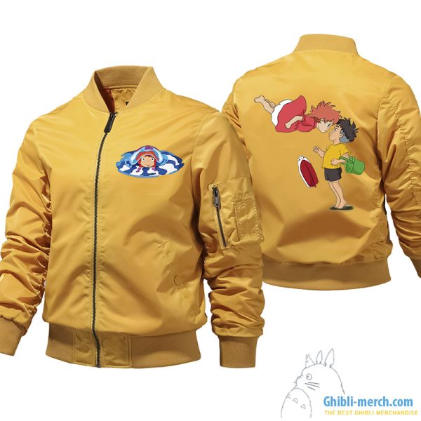Anime Ponyo Jacket Bomber HOT Item 2024 | Ghibli Merch Store
