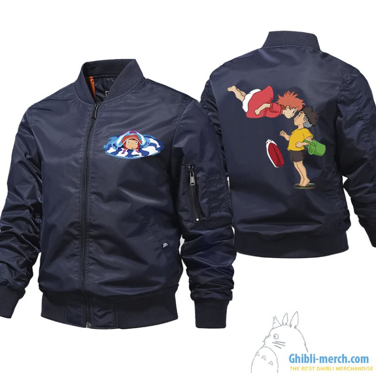 Anime Ponyo Jacket Bomber HOT Item 2024 | Ghibli Merch Store