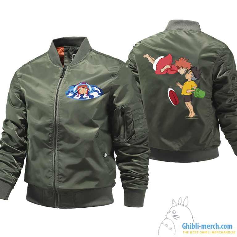 Anime Ponyo Jacket Bomber HOT Item 2024 | Ghibli Merch Store