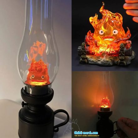 Howl’s Moving Castle Calcifer Lamp Night Light New 2024 - Ghibli Merch ...