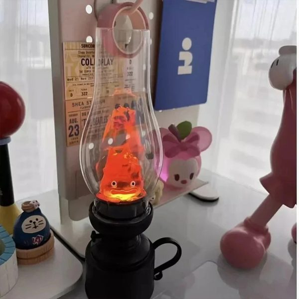 Howl’s Moving Castle Calcifer Lamp Night Light New 2024 - Ghibli Merch ...
