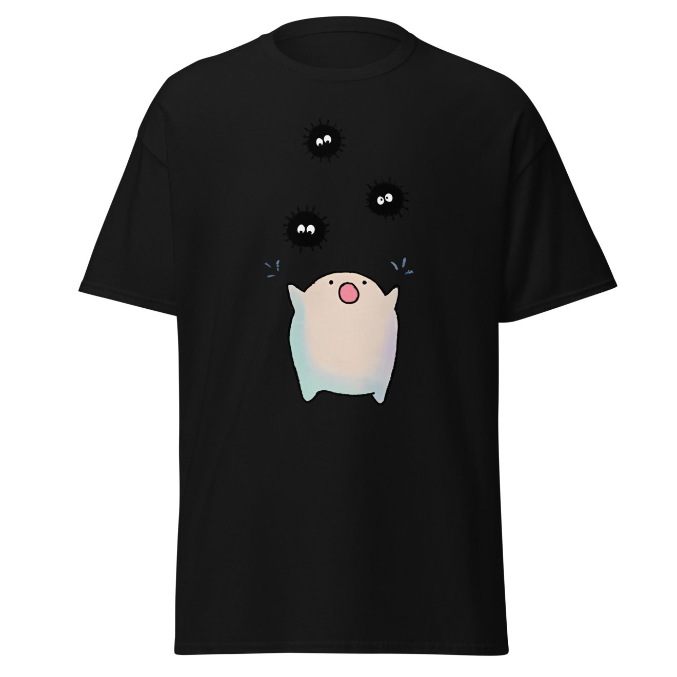Warawara And Soot Sprites Chibi Fanart T Shirt - Ghibli Merch Store ...