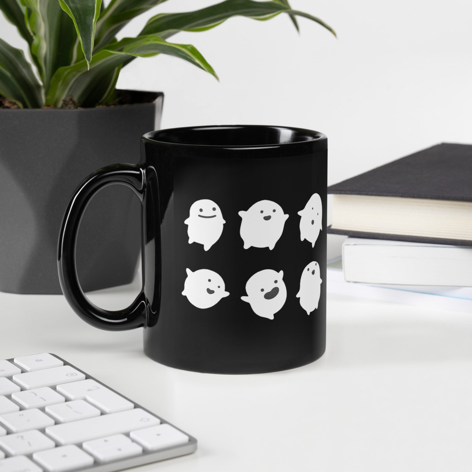 Warawara Black Glossy Mug - The Boy And The Heron - Ghibli Merch Store ...
