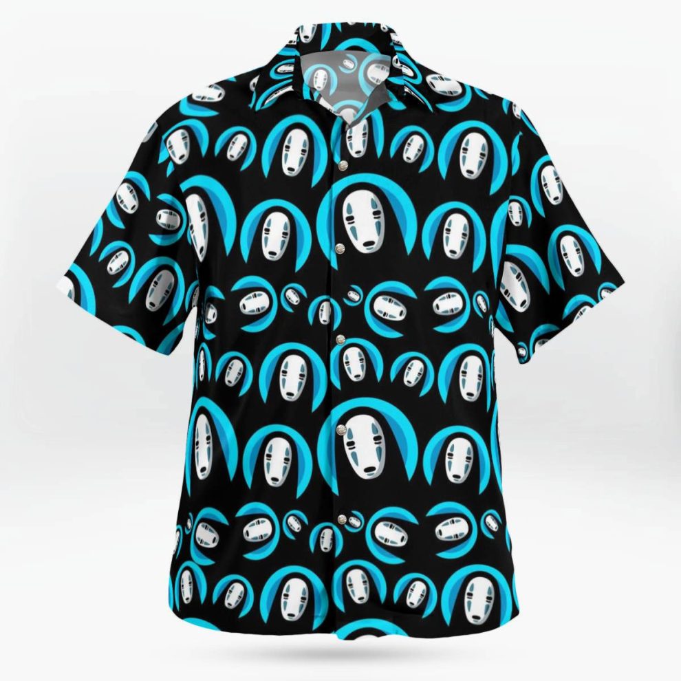 Spirited Away No Face Hawaiian Shirt - Ghibli Merch Store - Official ...