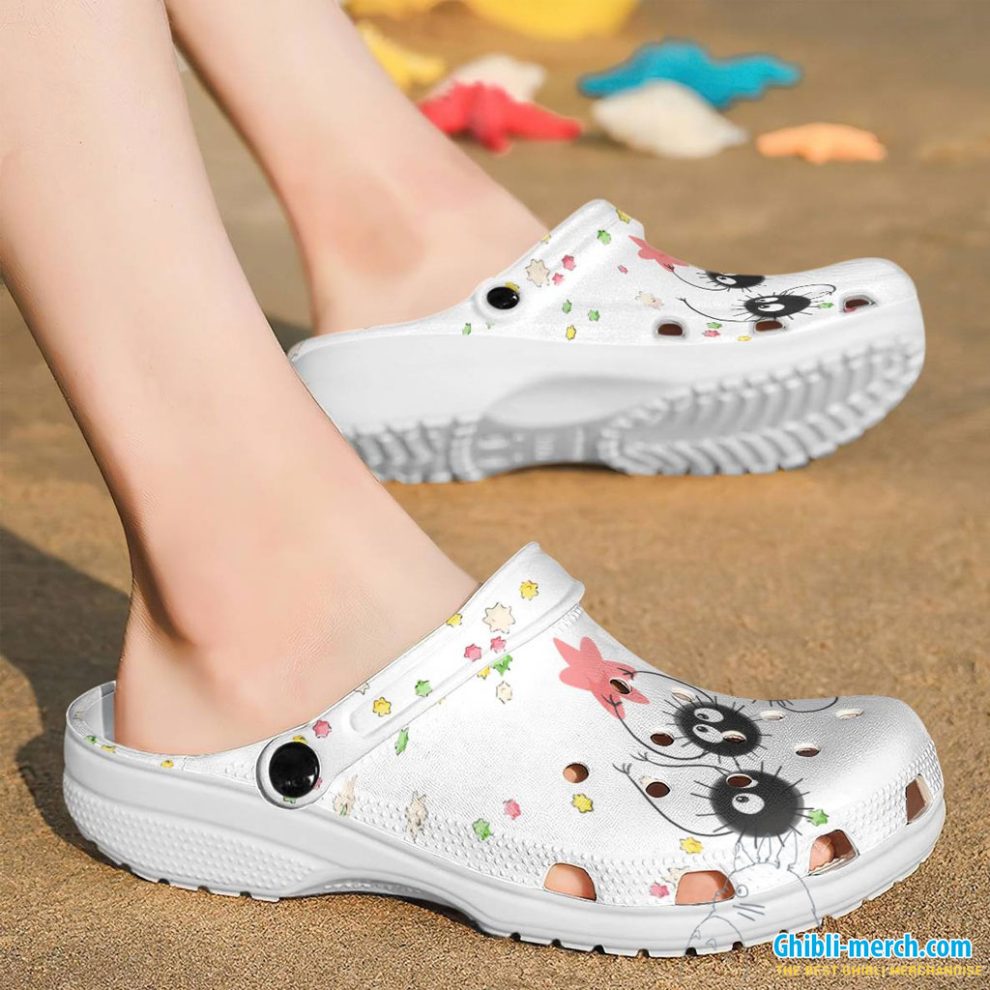 Spirited Away Soot Sprites Croc Style Clogs | Ghibli Merch Store