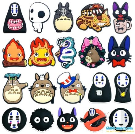 Studio Ghibli Croc Charms All Characters 21Pcs | Ghibli Merch Store