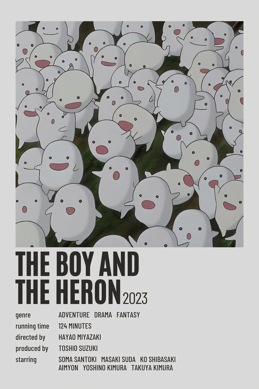 The Boy And The Heron Warawara Poster
