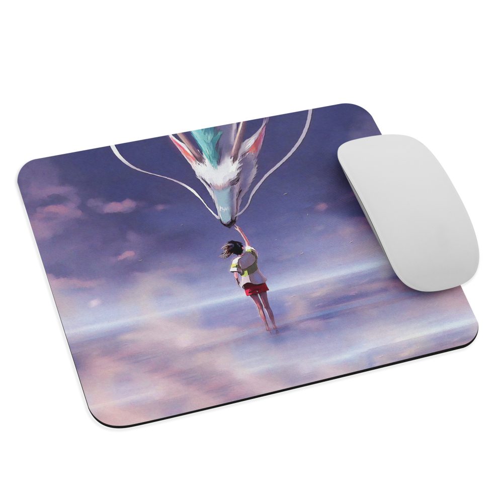Spirited Away Chihiro And Haku Mouse Pad Small Size | Ghibli Merch Store