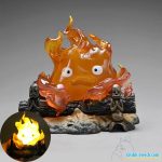 Howl’s Moving Castle Calcifer Lamp Night Light New 2024 - Ghibli Merch ...