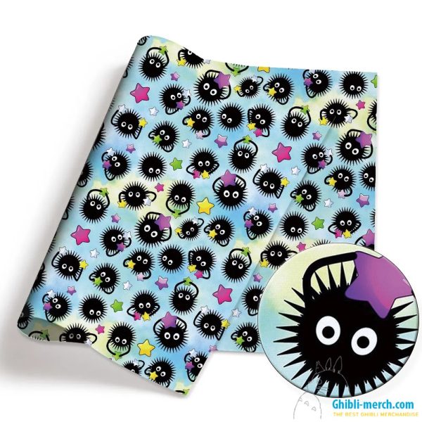 Ghibli Soot Sprite Fabric Print Funny 140*50cm (5 Styles)