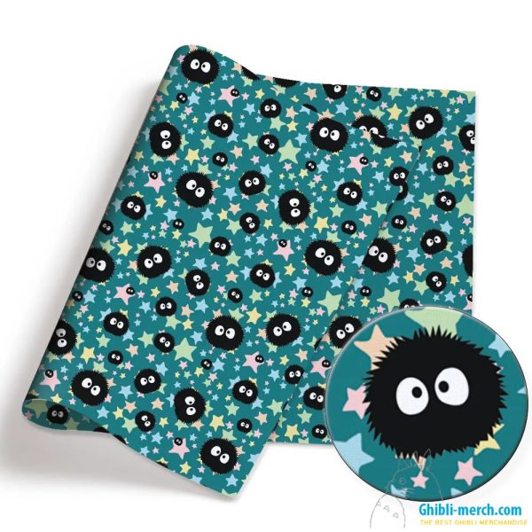 Ghibli Soot Sprite Fabric Print Funny 140*50cm (5 Styles)