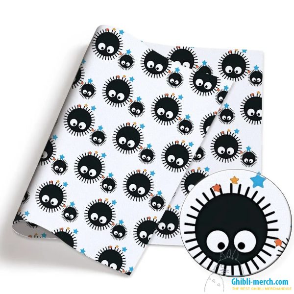 Ghibli Soot Sprite Fabric Print Funny 140*50cm (5 Styles)