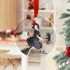 Cute Glass Kiki And Jiji Ornament Christmas | Ghibli Merch Store