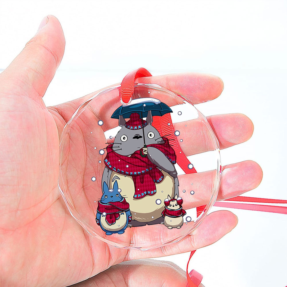 Anime Totoro Family Christmas Ornament Decor Gift | Ghibli Merch Store