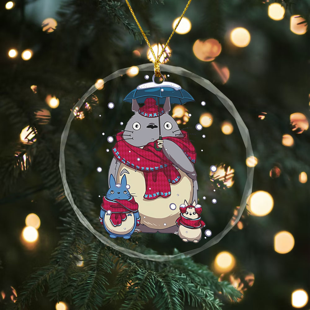 Anime Totoro Family Christmas Ornament Decor Gift | Ghibli Merch Store