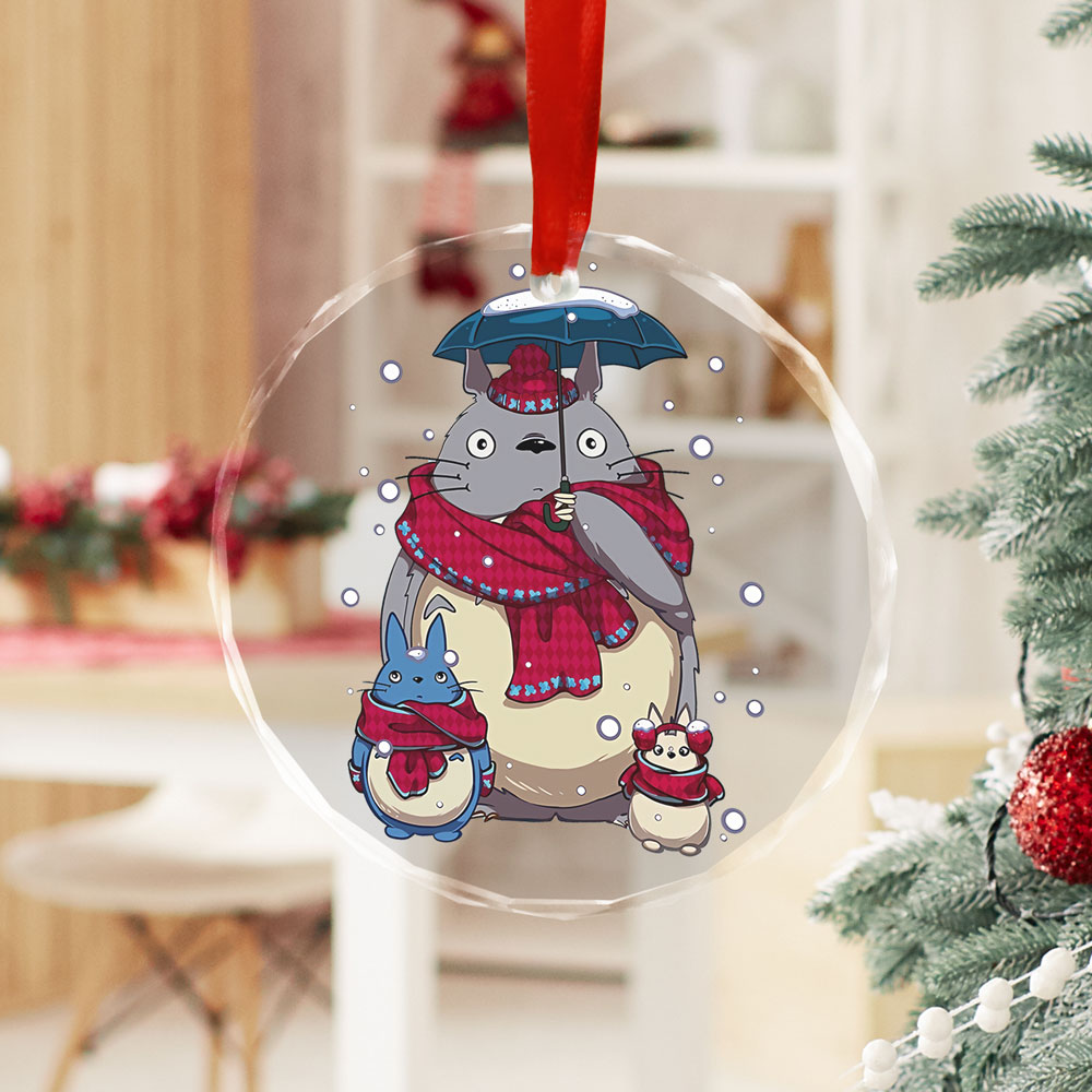Anime Totoro Family Christmas Ornament Decor Gift | Ghibli Merch Store